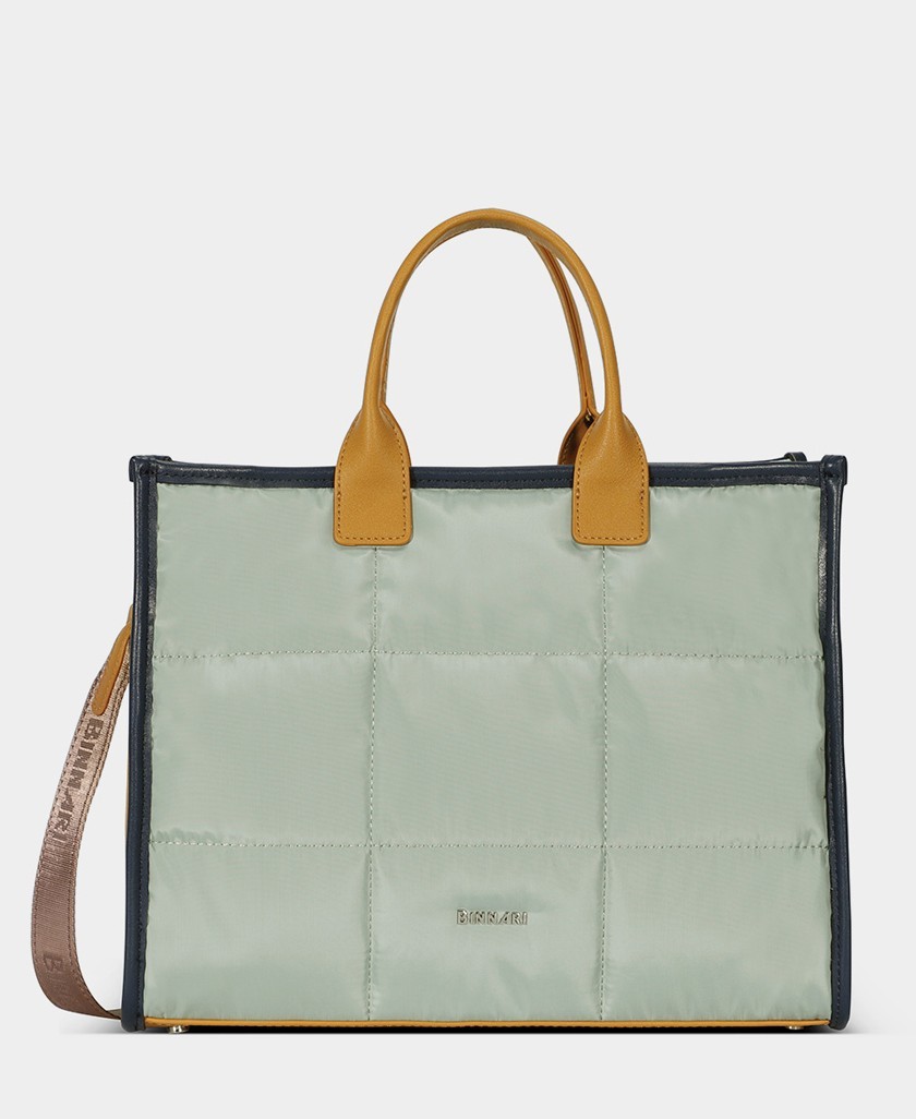 Binnari Oporto 19660 Women's quilted bag in green color