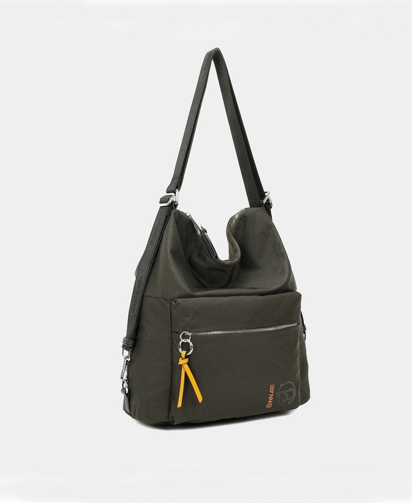 Binnari Beatrice 19743 Green nylon backpack bag for women